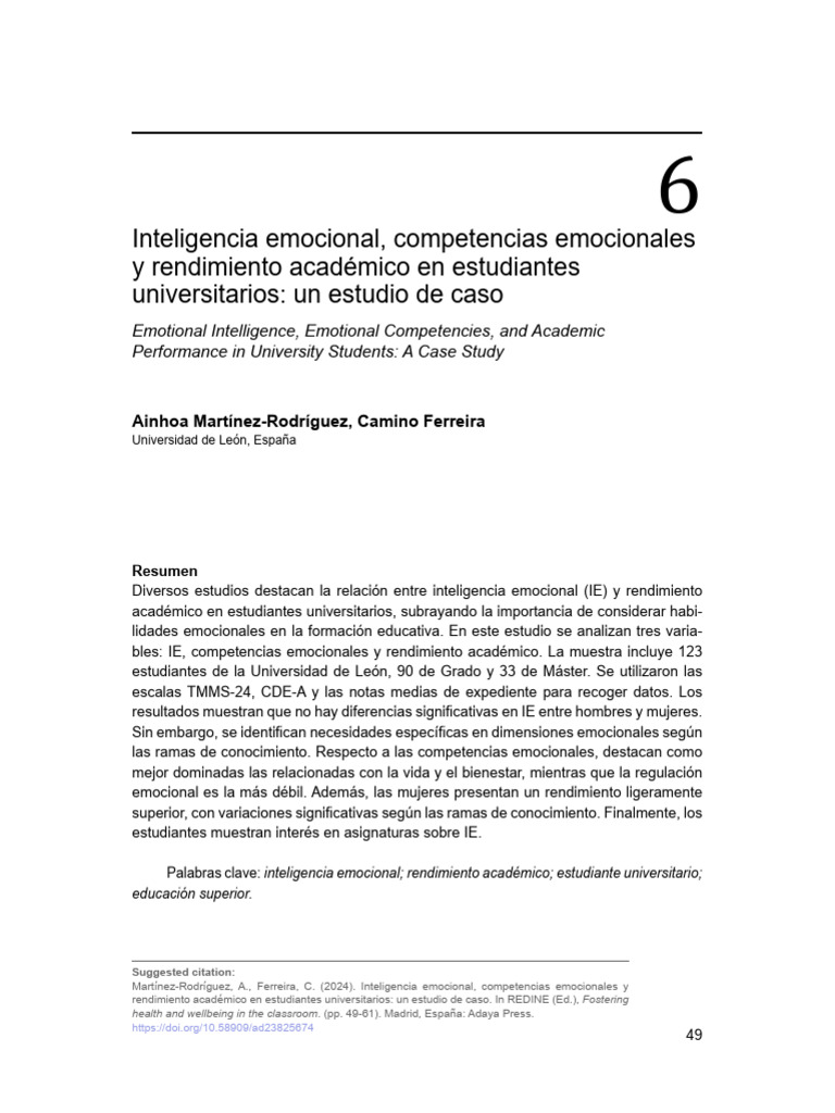 Inteligencia Emocional Competencias Emocionales | PDF | Las emociones ...