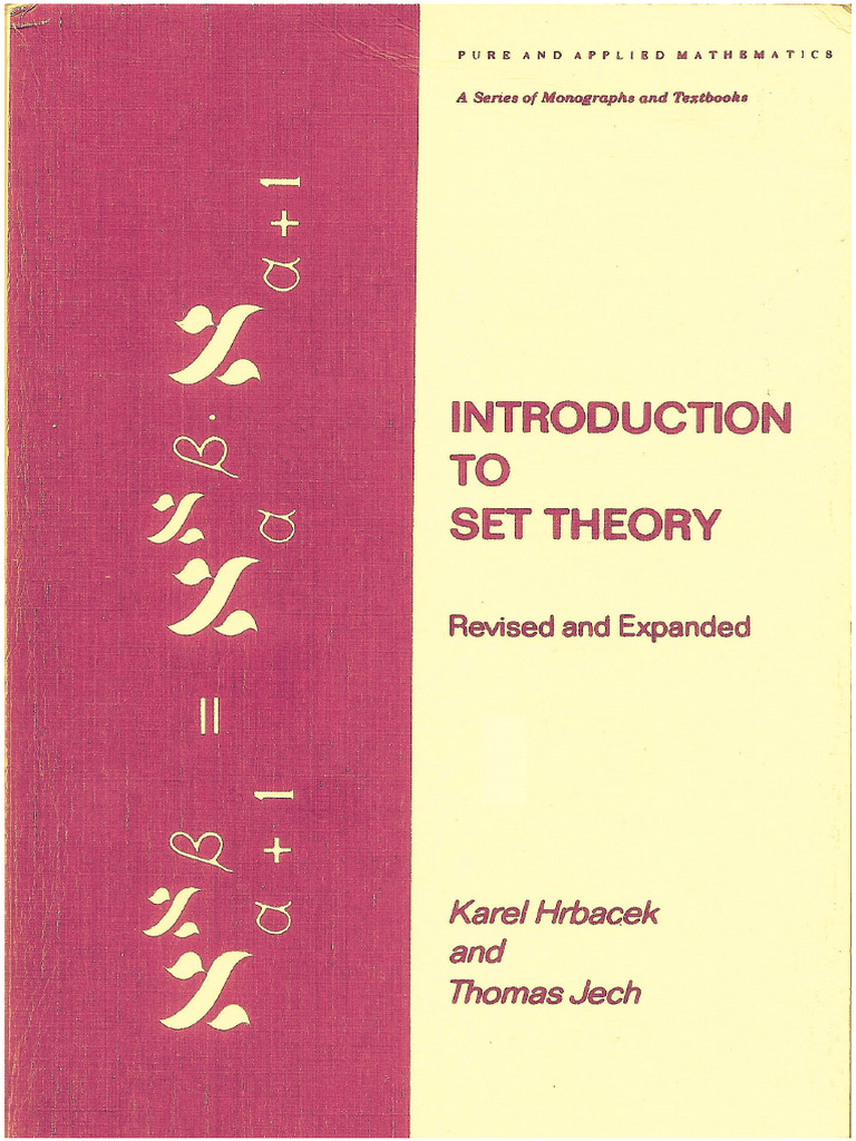 Introduction To Set Theory Revised and e | PDF