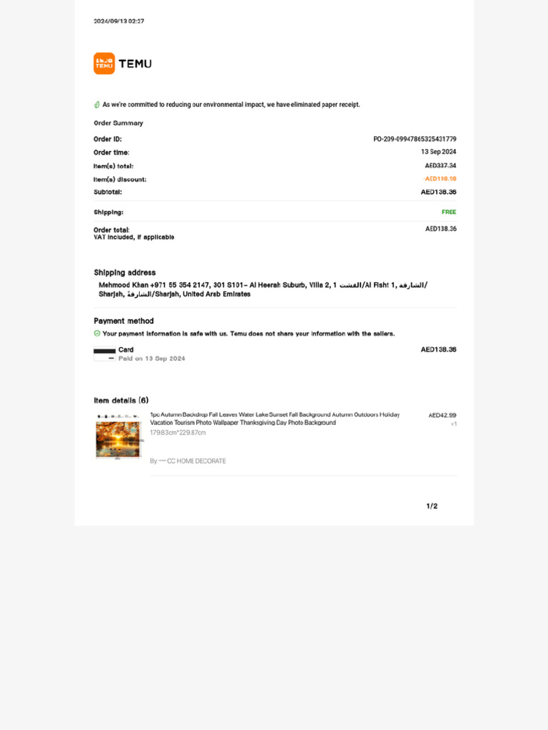 Temu Web Document | PDF