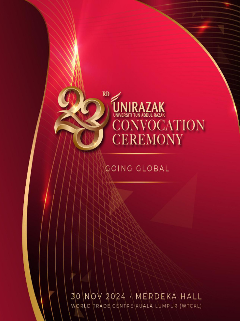 23rd UNIRAZAK Convocation | PDF | Doctor Of Philosophy | Malaysia