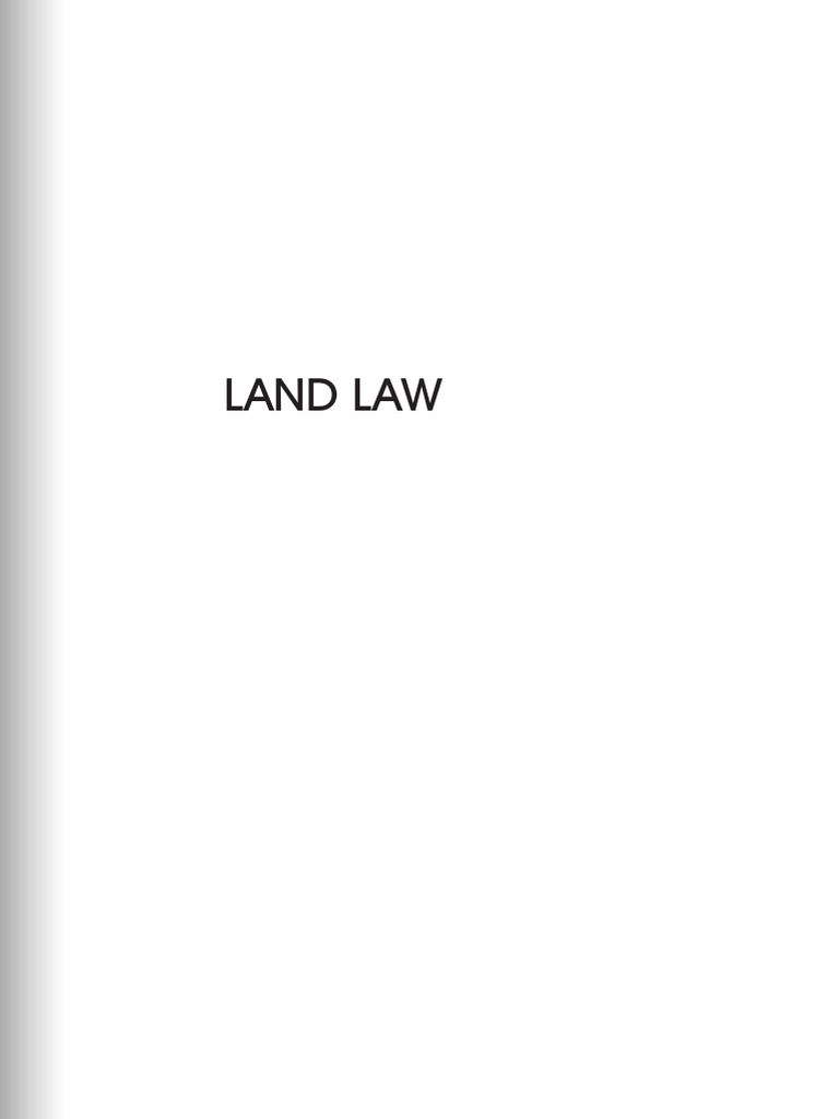 Land Law Study Manual for SQE1 | PDF | Lease | Covenant (Law)