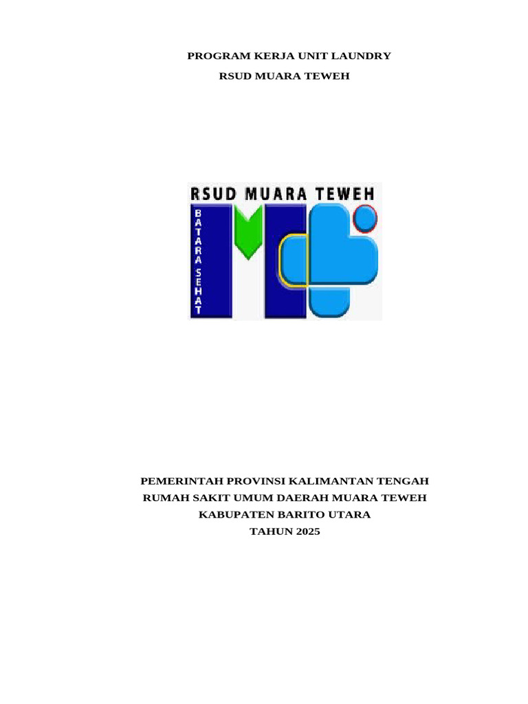 Program Kerja Unit Laundry Tahun2025 | PDF