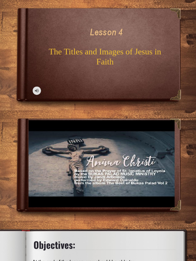 The Titles and Images of Jesus in Faith | PDF | Jesus | Christology