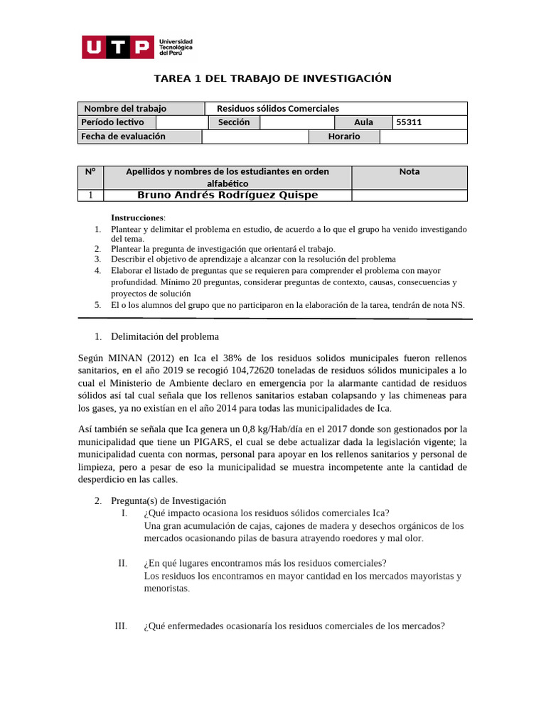 Semana 5 - Tarea 1 - Plantilla - Delimitación del tema de investigación ...