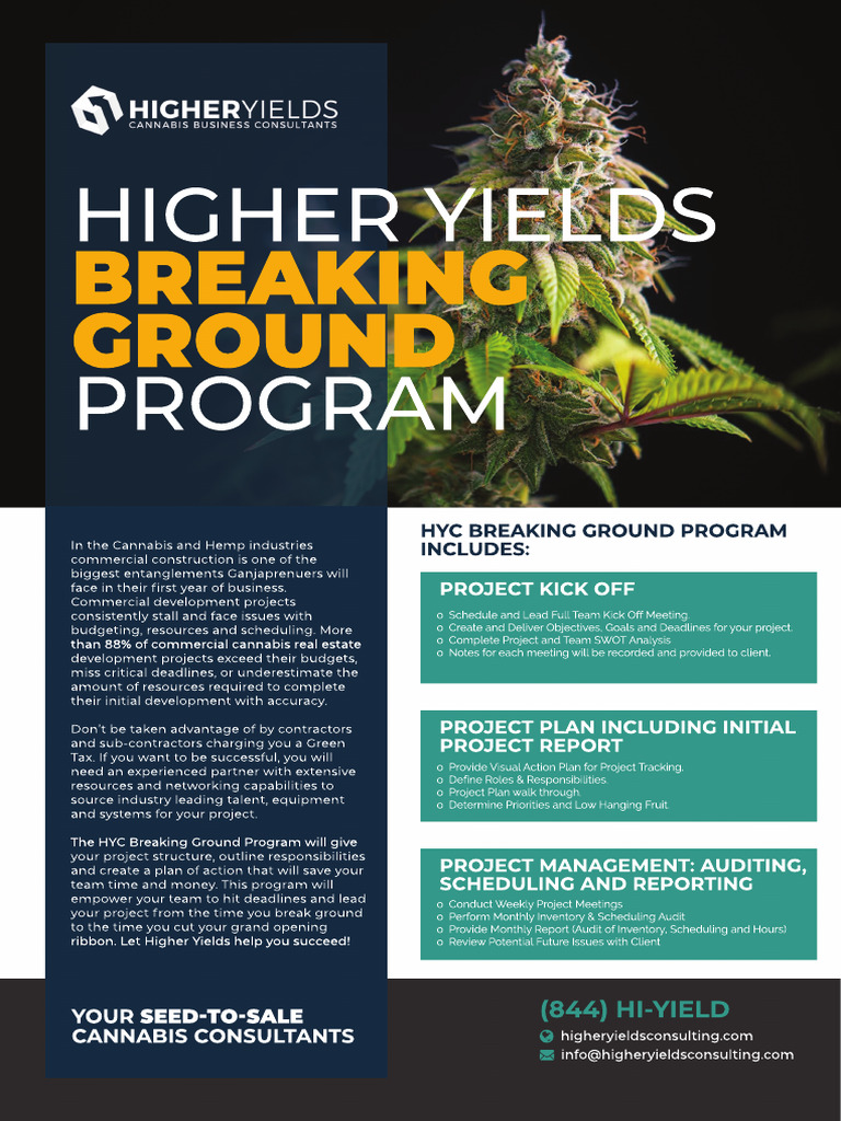 Cannabis Construction Project Management | PDF