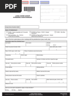 Blood Donor Questionnaire Form | PDF