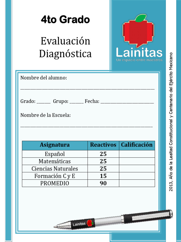 Evaluación Diagnóstica 4to Grado 2024 | PDF | Poesía