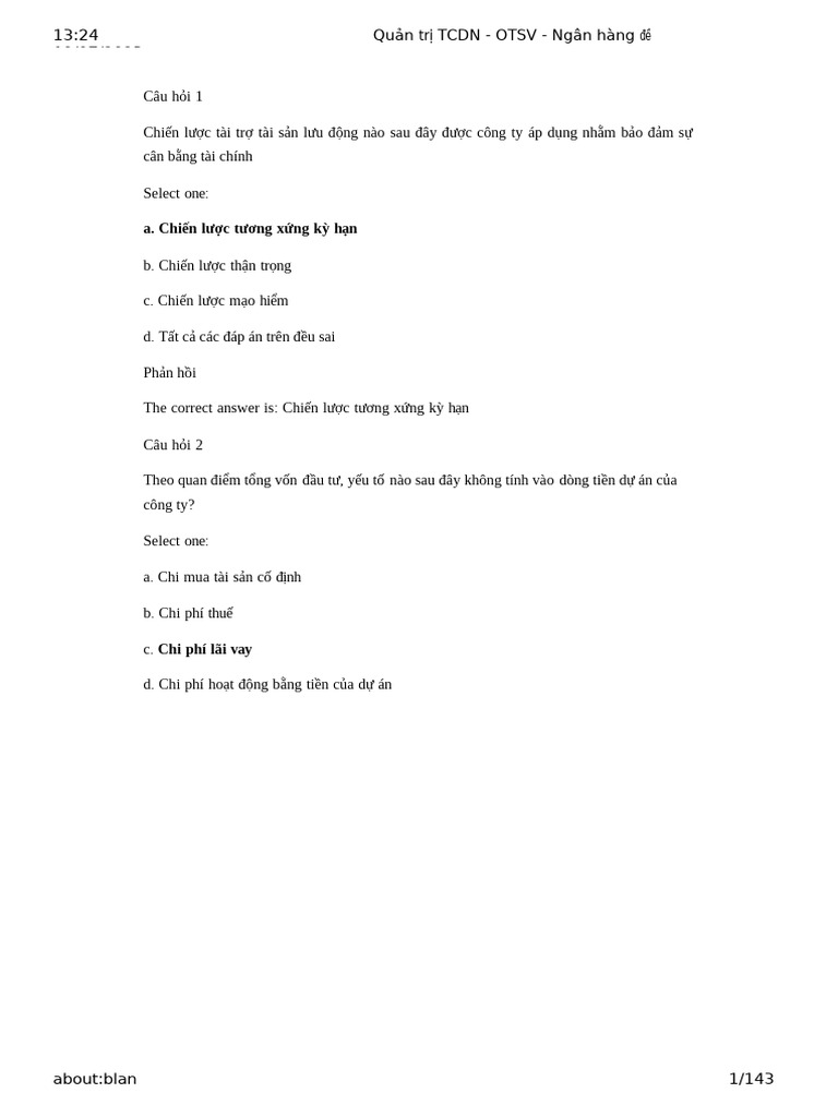 Quản trị TCDN | PDF