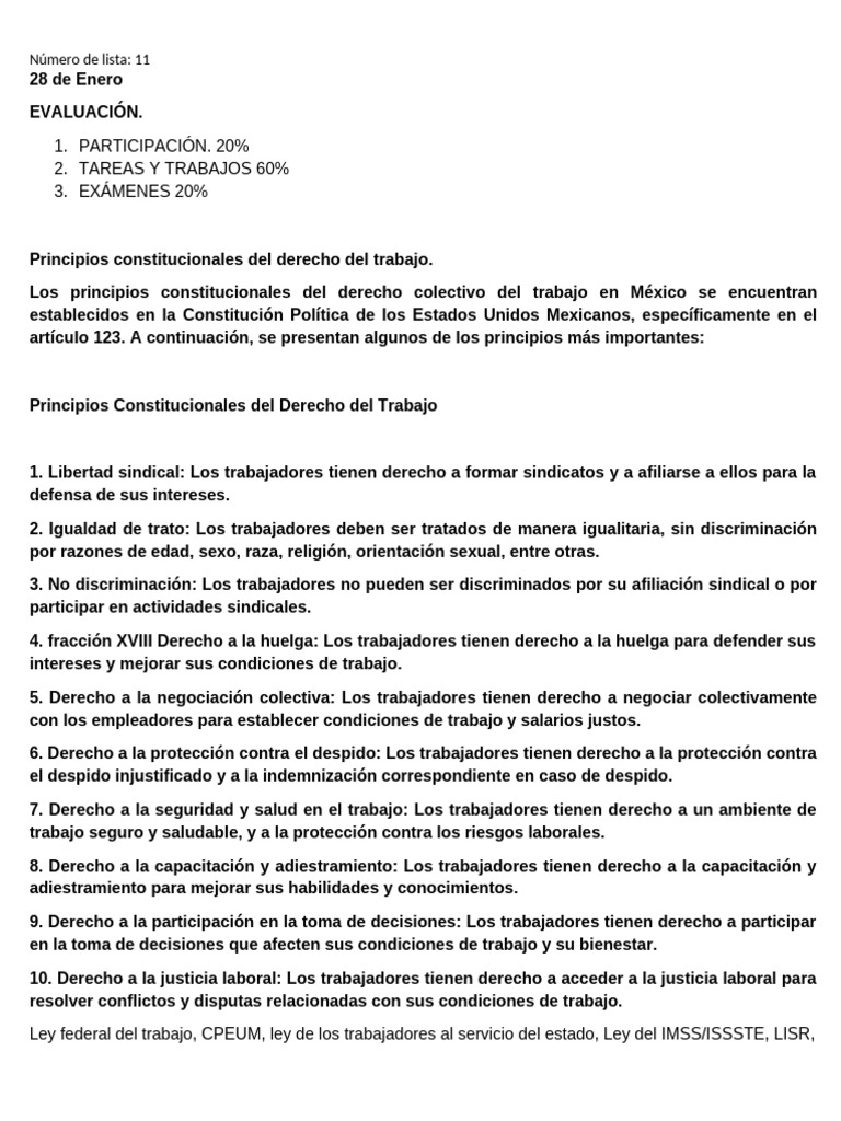 Derecho Laboral | PDF | Derecho laboral | Salario