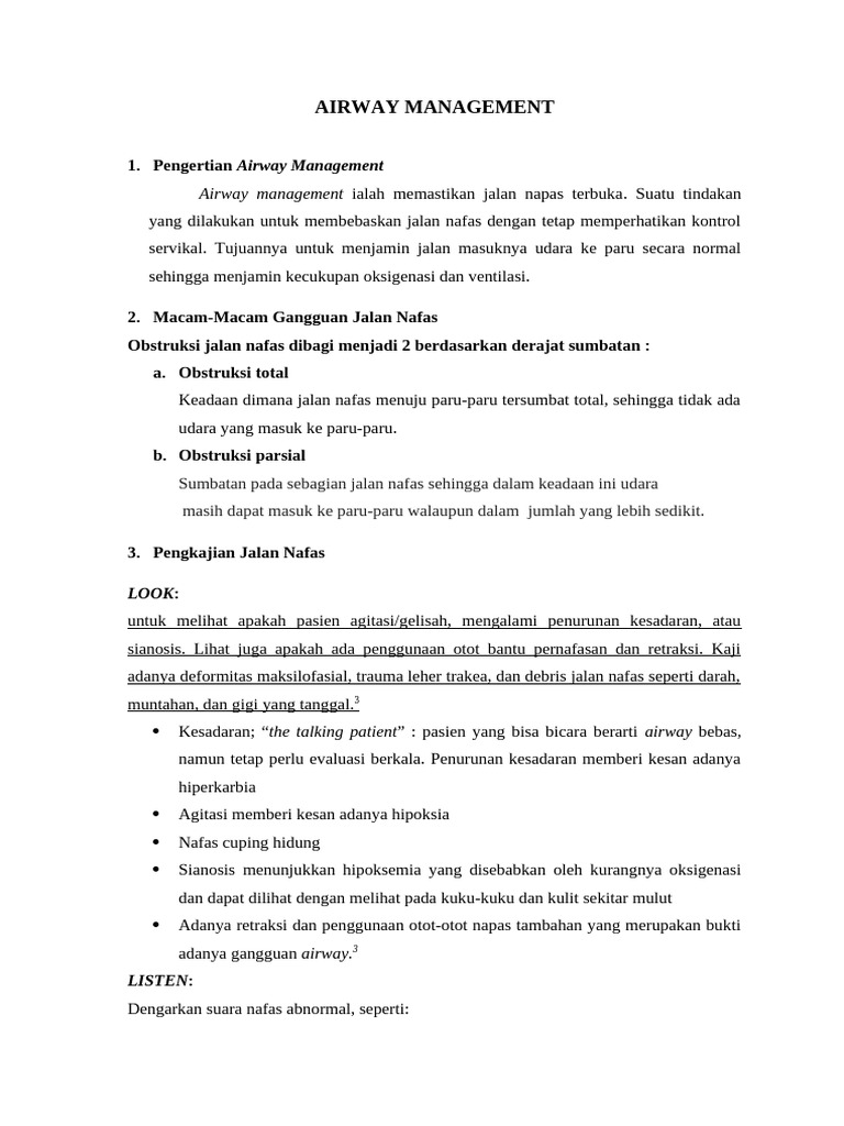 Airway Management | PDF