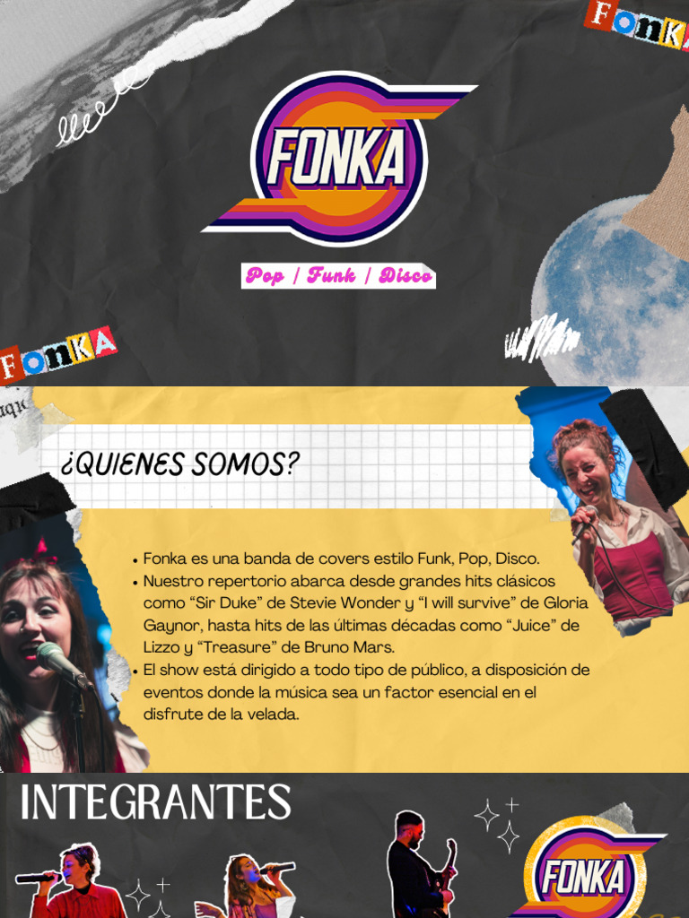 Banda Fonka: Covers Funk y Pop en Vivo | PDF