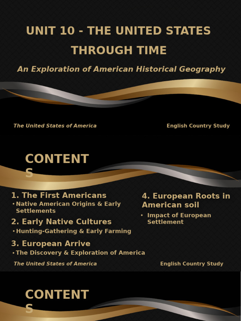 Unit 10 - THE UNITED STATES through time (1) - Trang | PDF | Slavery ...