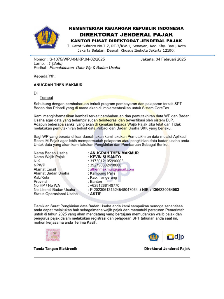 Anugrah Then Makmur | PDF