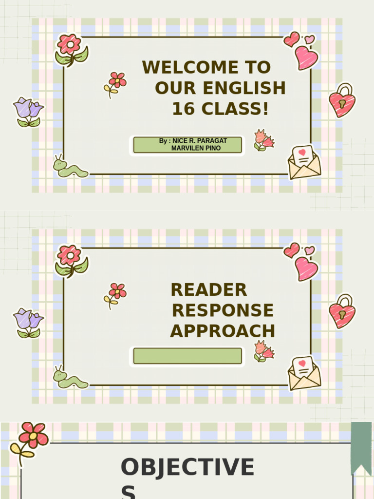 Understanding Reader-Response Theory | PDF | Behavioural Sciences ...