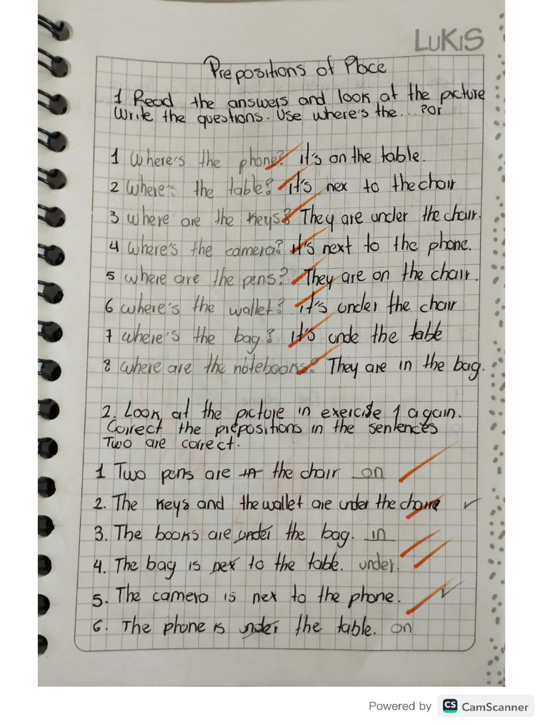 Taller Preposiciones de Tiempo | PDF