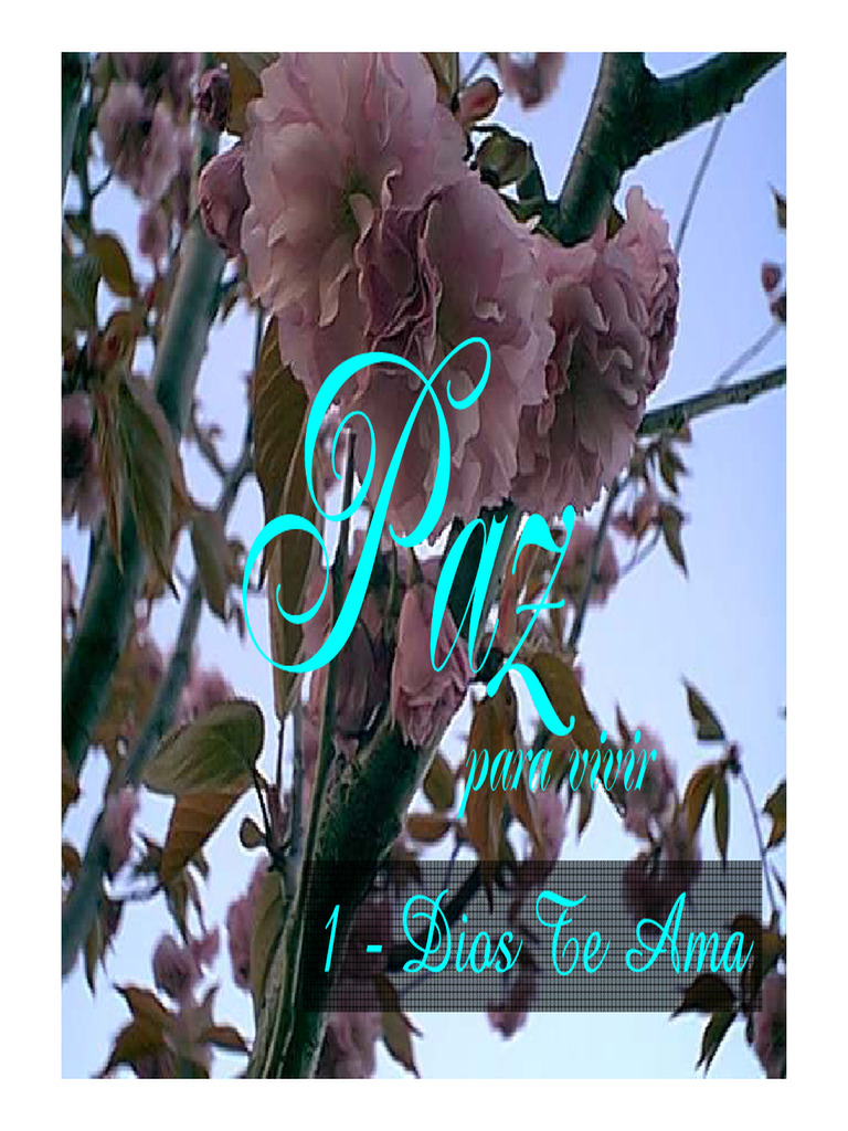 01 Dios Te Ama | PDF | Amor | Cristo (título)