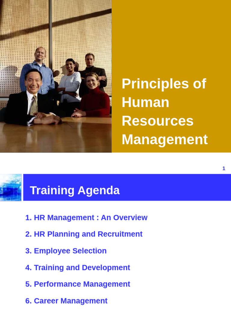 Principles of HR Management | PDF