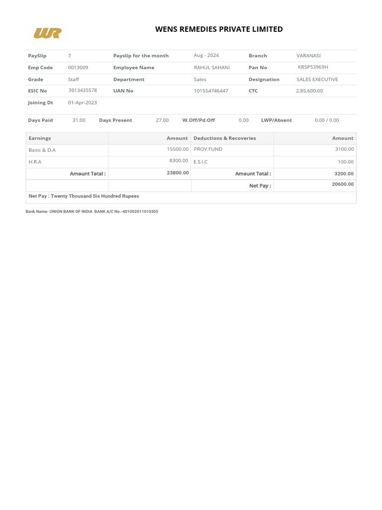 Wensre C001 0013009 202408 | PDF