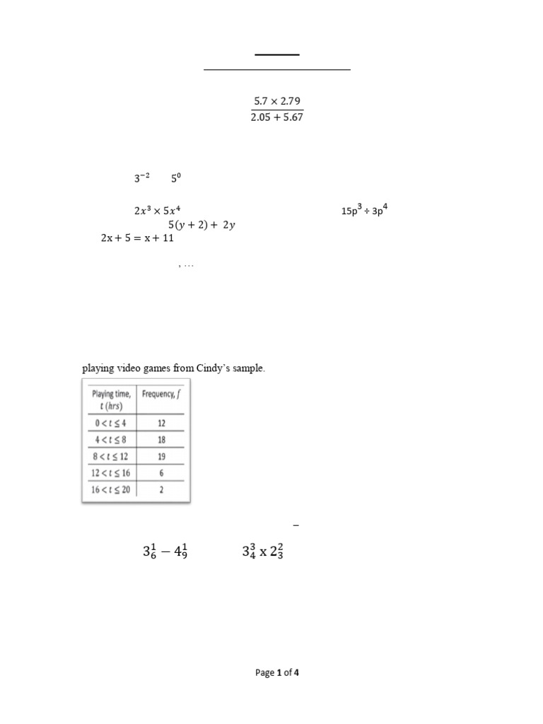 Maths RevisionFinal Exam Year 9 Cal and Non Cal | PDF | Area | Trigonometry
