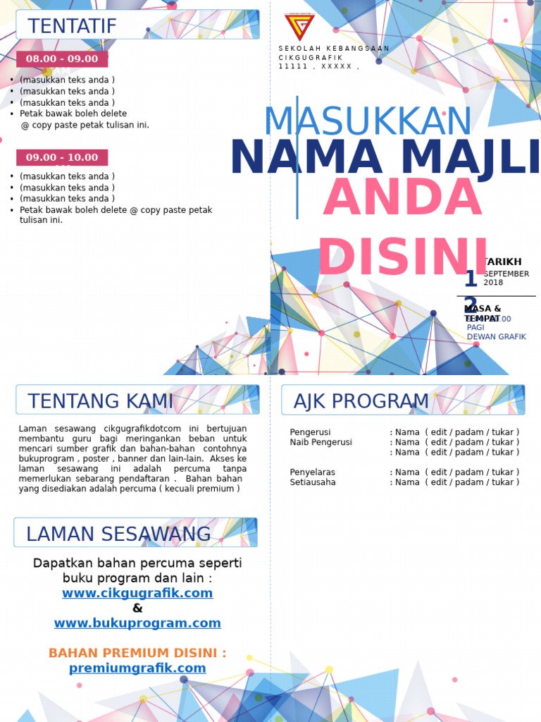 BUKU PROGRAM TEMA BEBAS v3 [CIKGUGRAFIKDOTCOM] | PDF