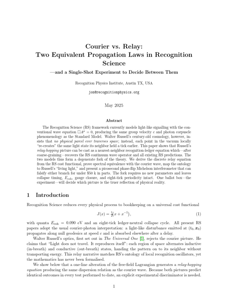 Courier Vs Relay Propagation Laws | PDF | Waves | Lagrangian Mechanics