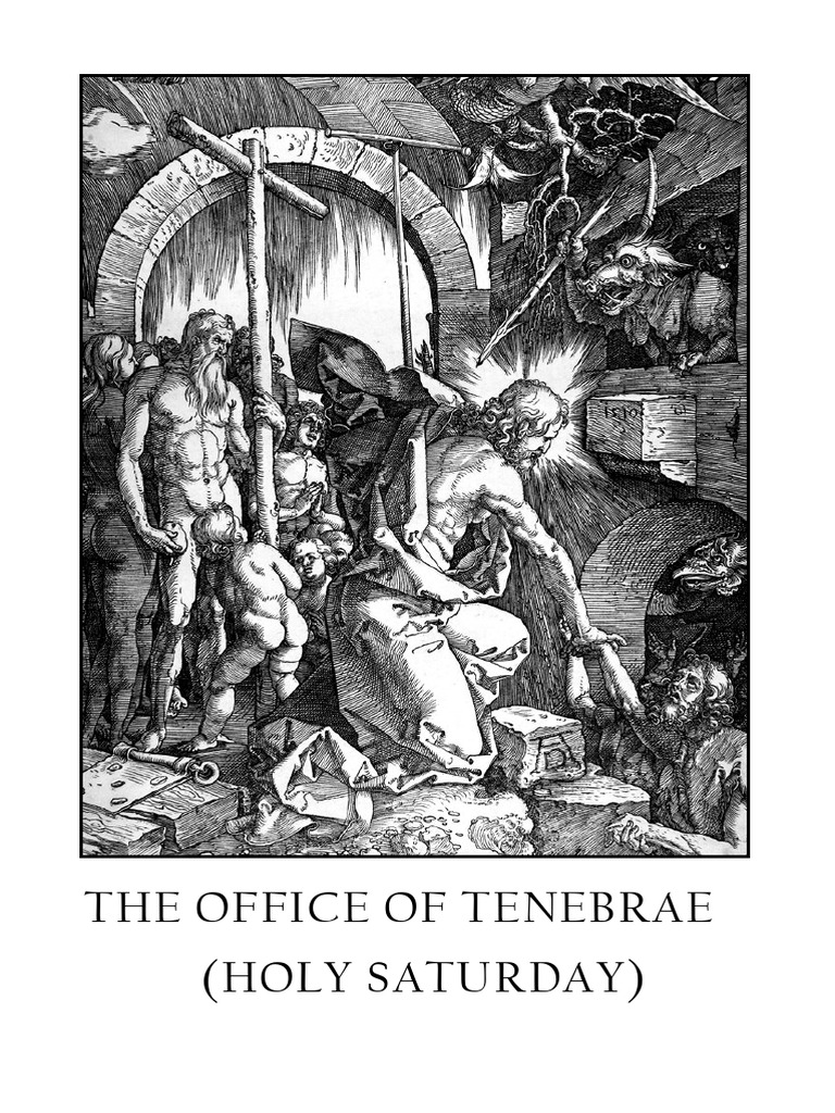 03 Pre-1955 Tenebrae (Holy Saturday) | PDF | Christian Worship And Liturgy