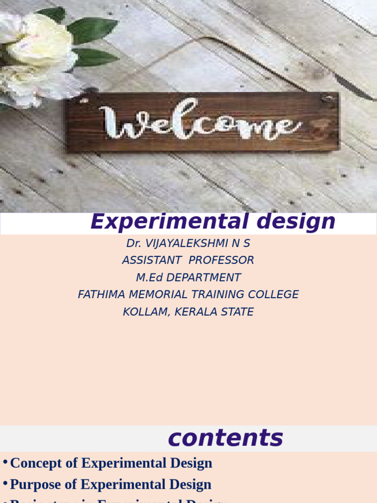 41 Experimental Research | PDF | Experiment | Design Of Experiments