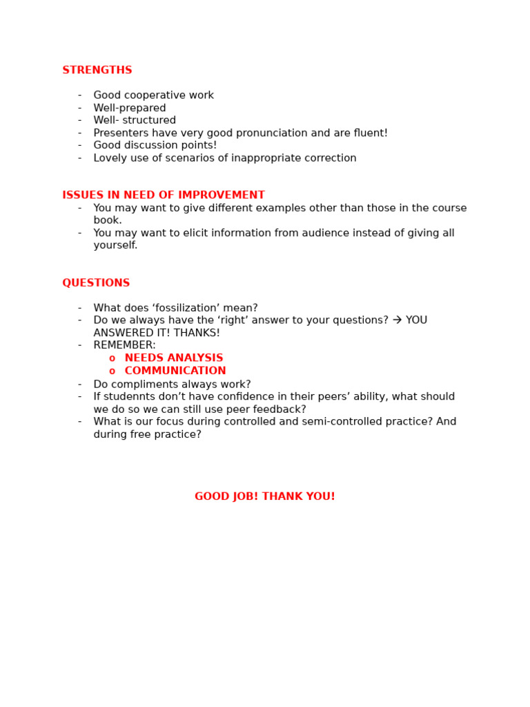 Group 3 - Error Correction | PDF
