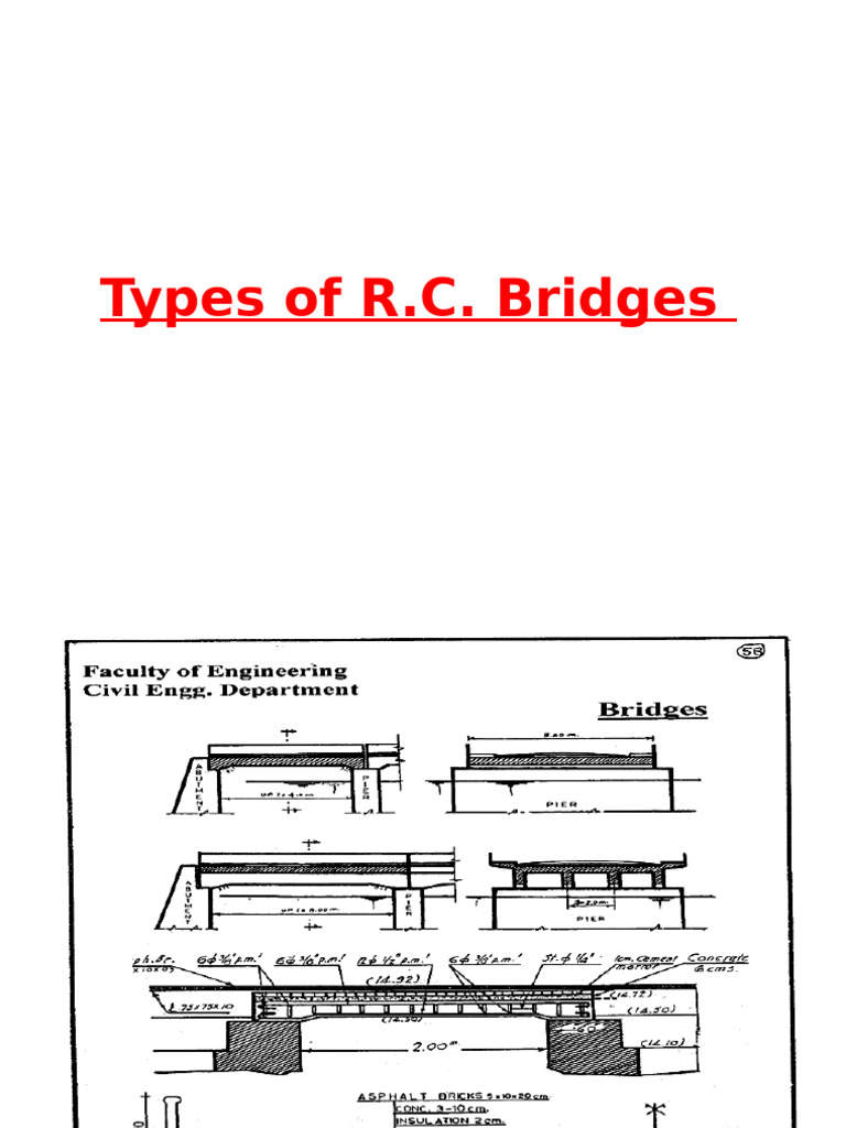 Types of R.C. Bridges | PDF