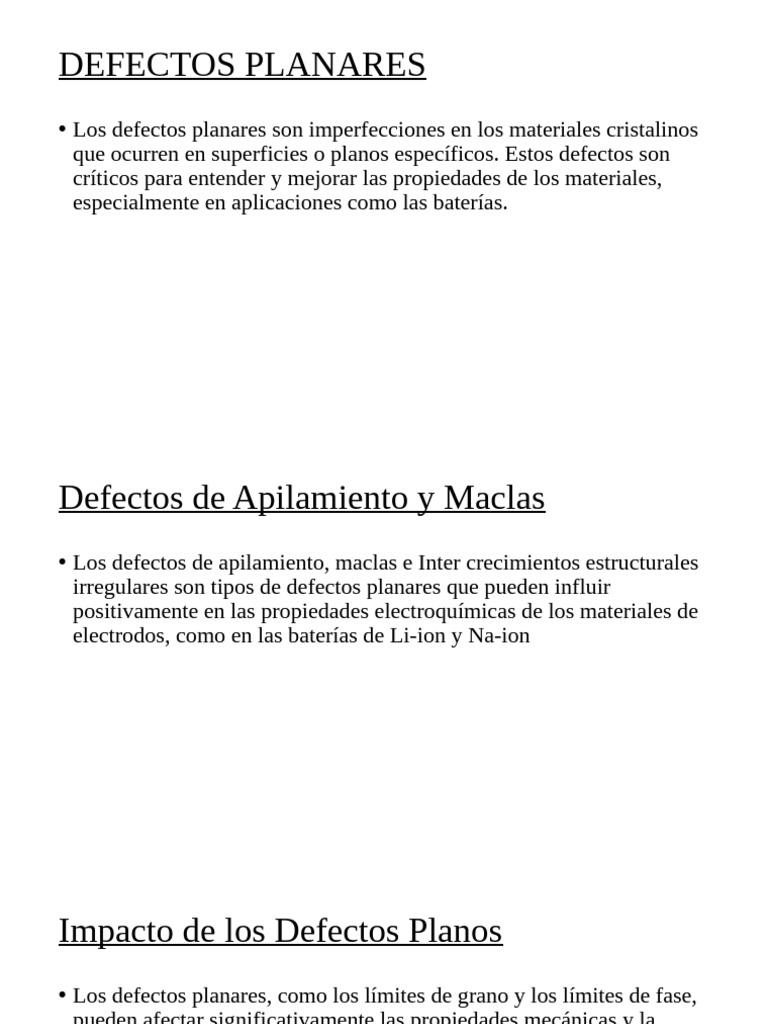 Defectos Planares | PDF | Deformación (ingeniería) | Dislocación