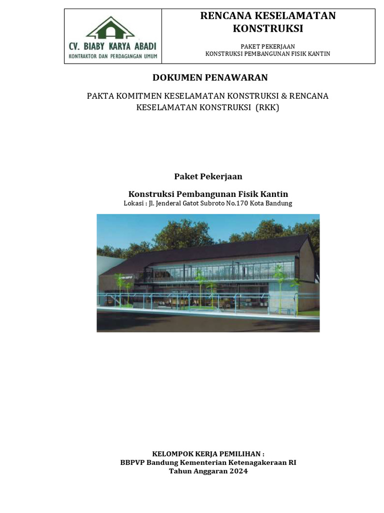 4. RKK - Pembangunan Kantin Fisik. ok | PDF