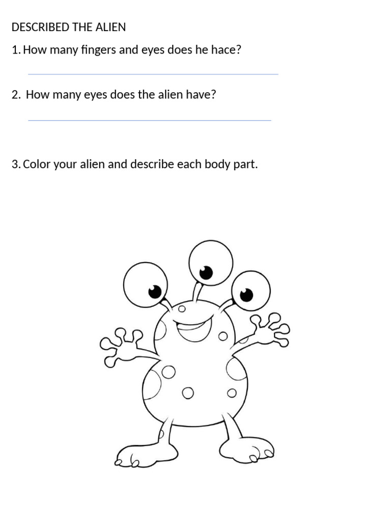 Described The Alien | PDF
