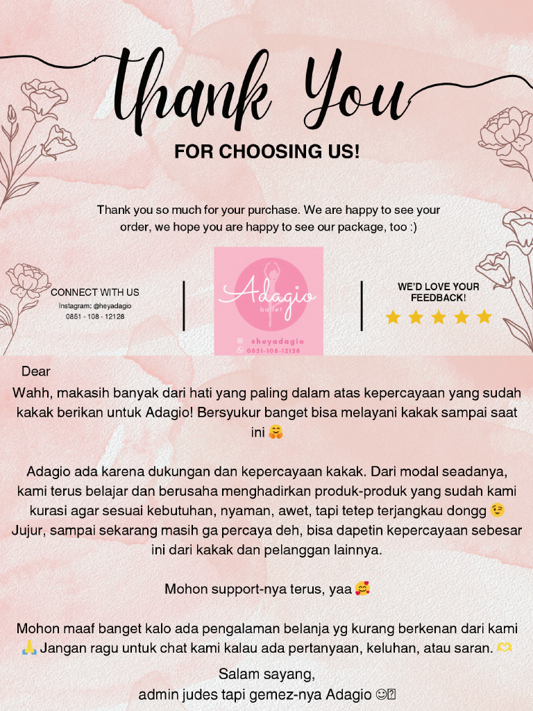 Minimalis Thanks | PDF