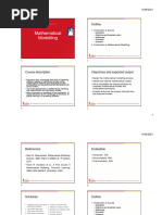 A First Course in Mathematical Modeling | PDF