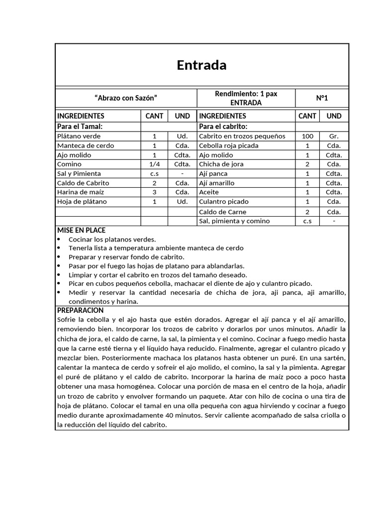 Tarea XD | PDF | Cilantro | Merengue