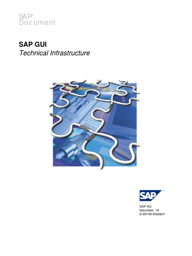 SAP GUI Technical Infrastructure | PDF | Port (Computer Networking ...