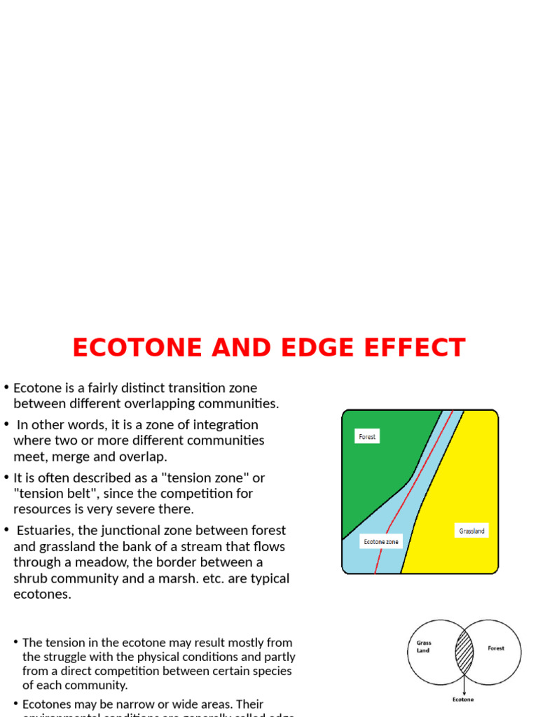 Understanding Ecotones and Edge Effects | PDF | Biogeography | Physical ...