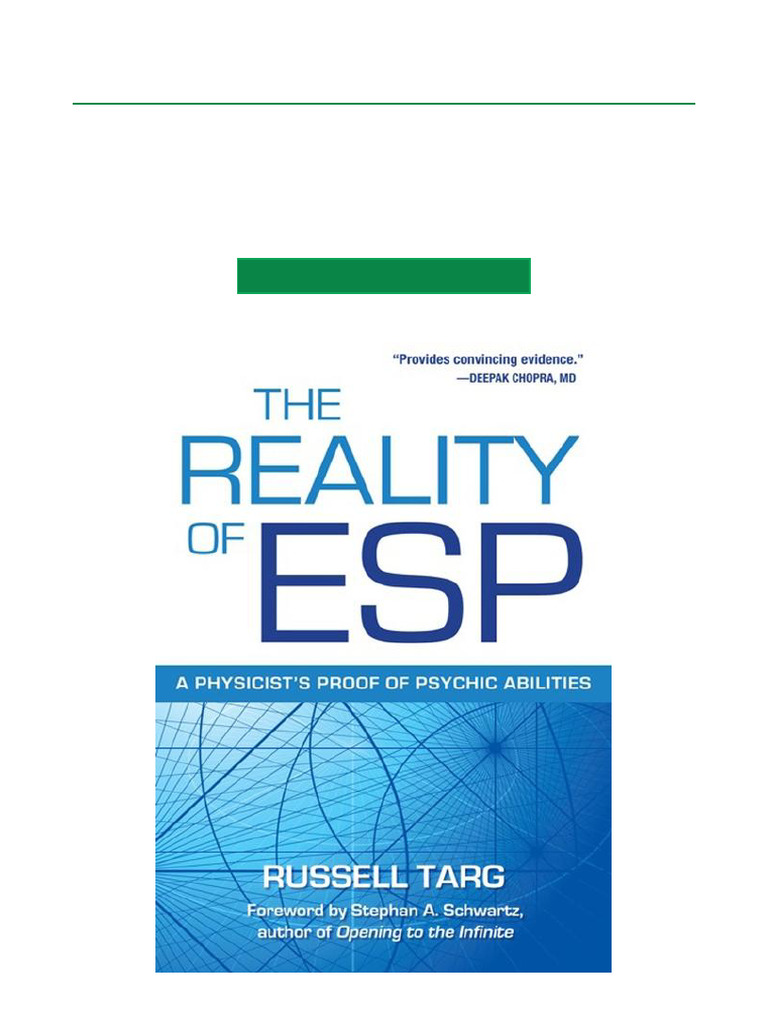 Hottest Now The Reality of ESP A Physicist's Proof of Psychic Abilities ...