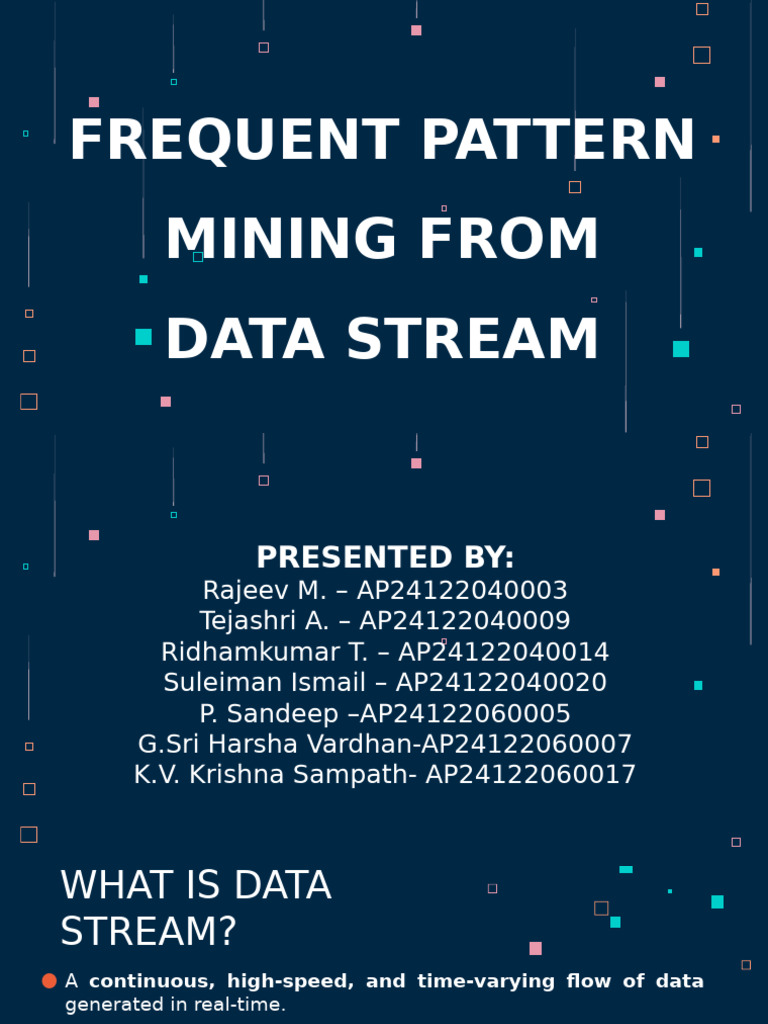 Modified Frequent Pattern Mining From Data Stream | PDF | Computing ...