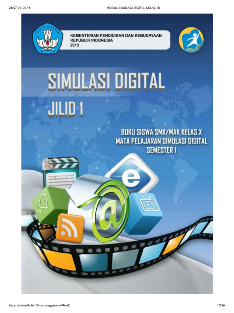 Modul Simulasi Digital Kelas 10 | PDF