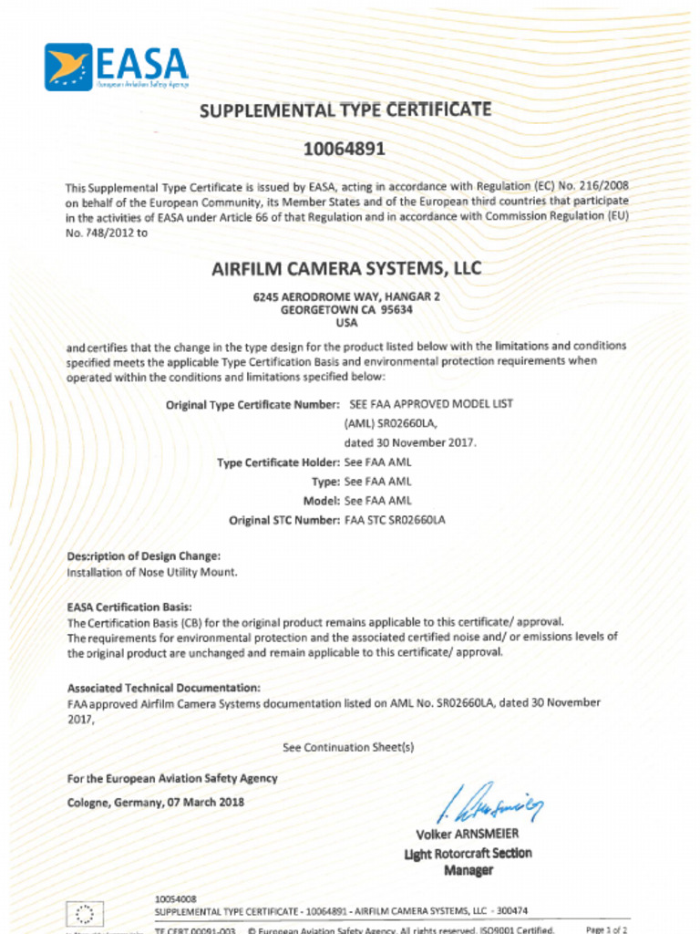 Easa STC R44 66 | PDF