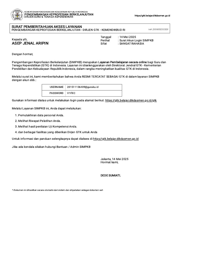 SIM GPO Pak Asep Jaenal | PDF