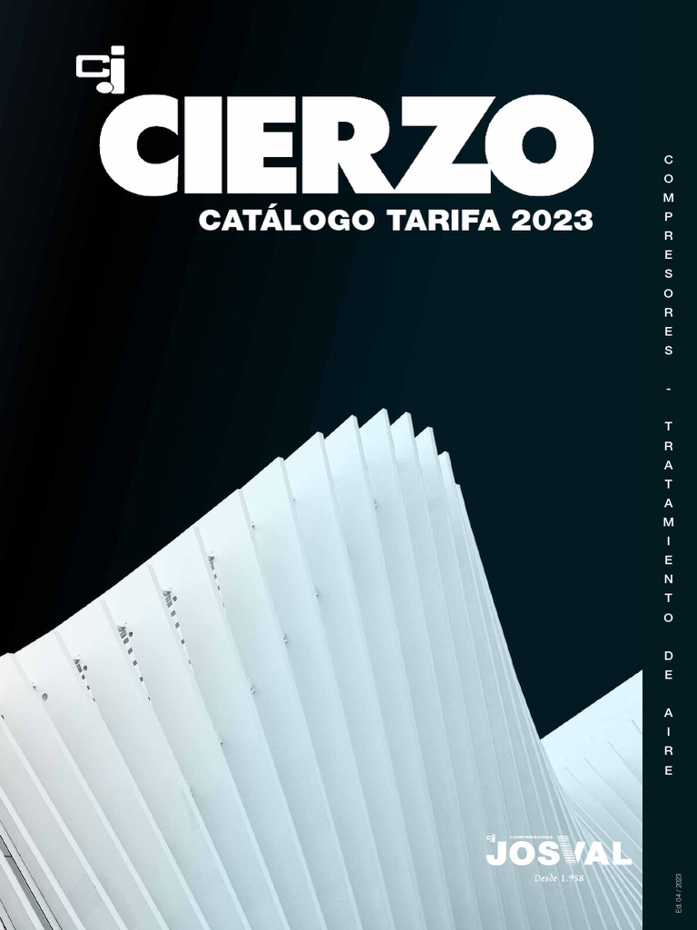 Catálogo Compresores CIERZO 2023 | PDF | Motores | Ingeniería mecánica