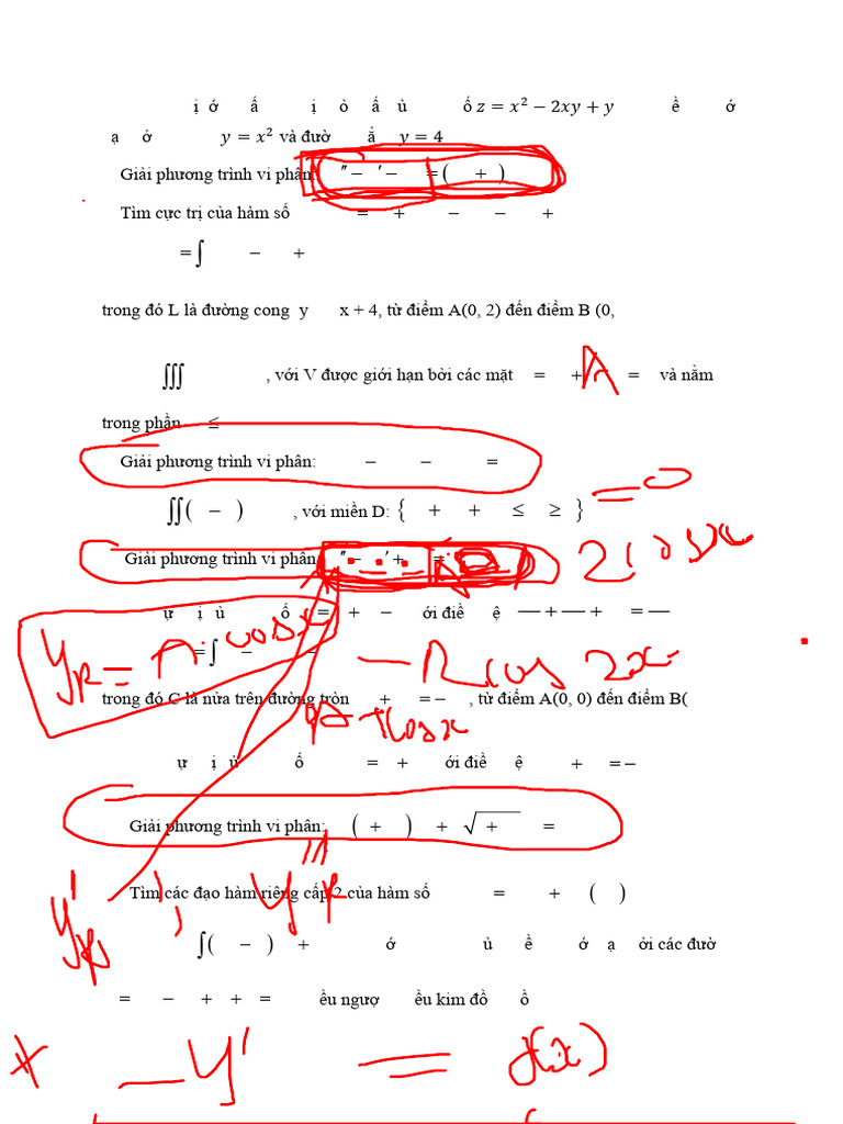 Bài tập GT2 ôn tập | PDF