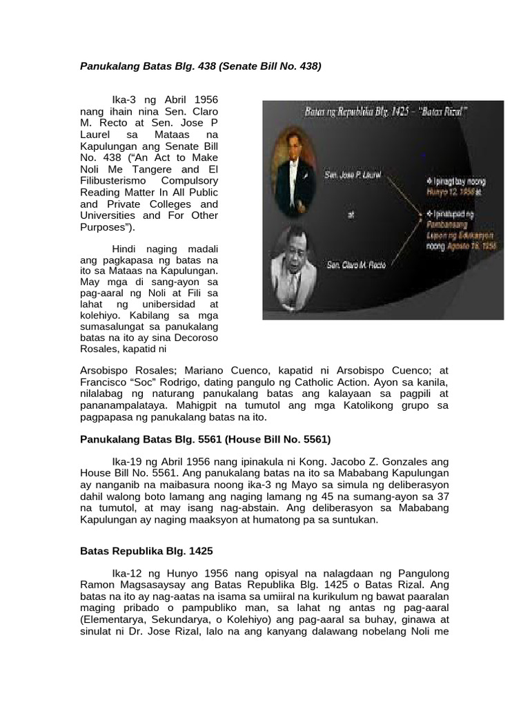 Panukalang Batas Blg. 438 | PDF