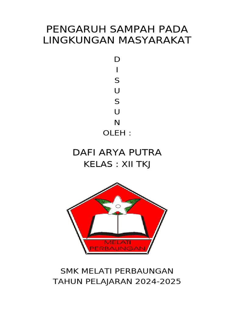 Cover SMK Melati | PDF