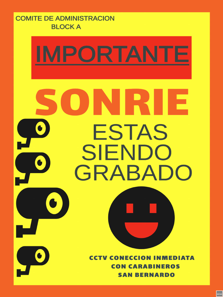 Sonrie Estas Siendo Grabado | PDF