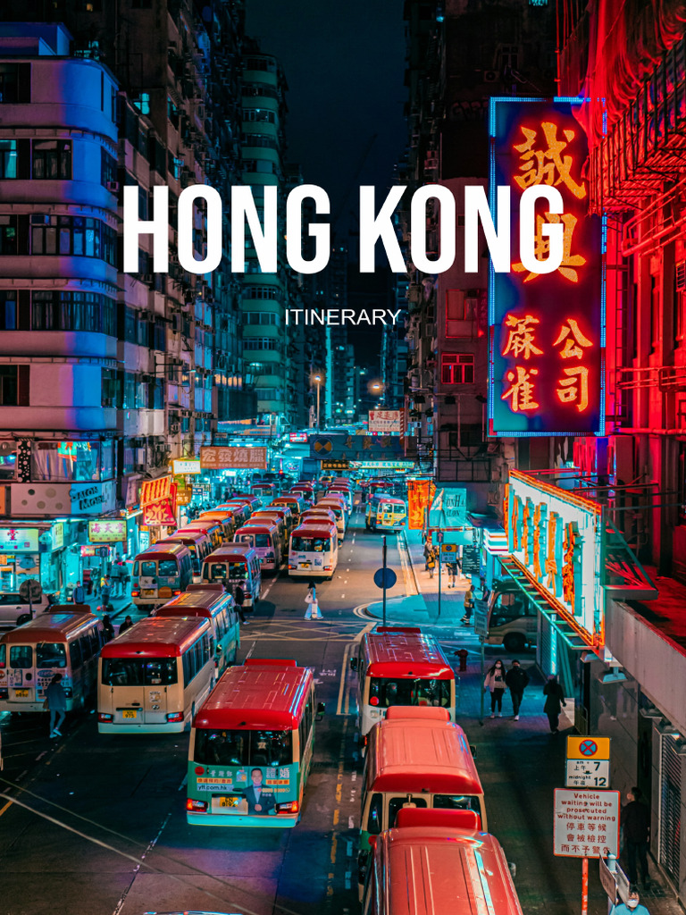 Hong Kong Itinerary Template | PDF