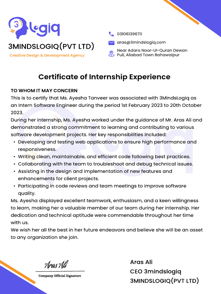 Intern | PDF