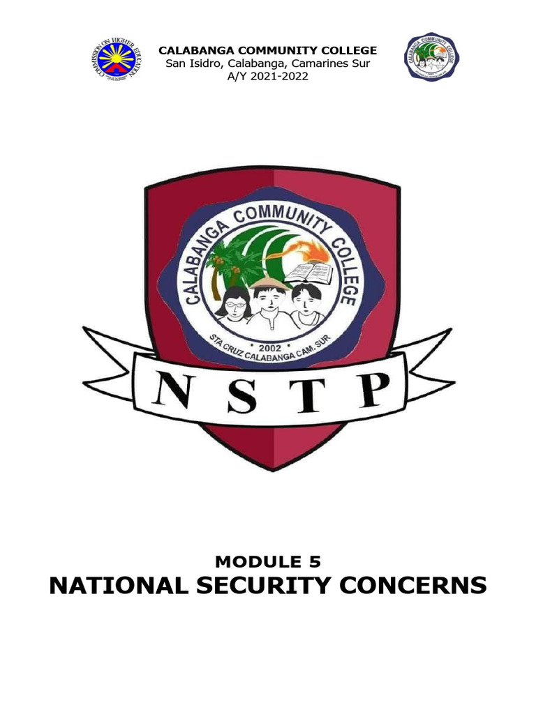 Module 5 National Security | PDF